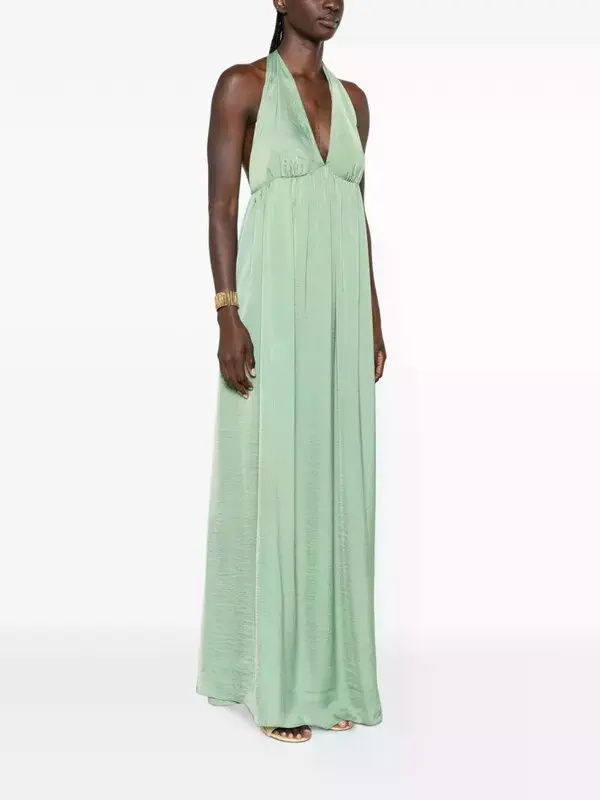 MOUTAKI Halterneck Maxi Dress