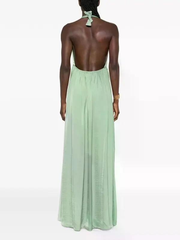 MOUTAKI Halterneck Maxi Dress