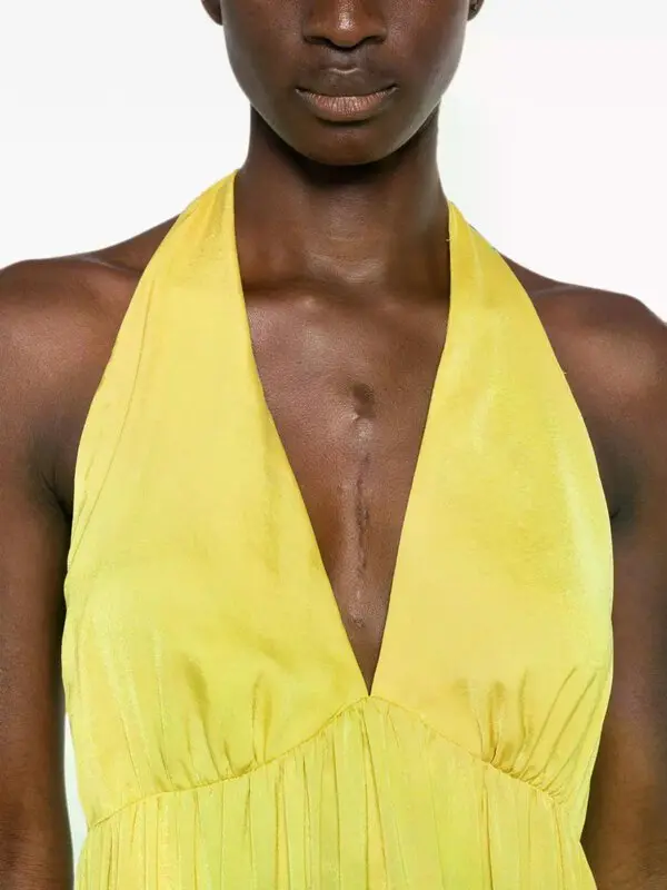 MOUTAKI Halterneck Maxi Dress