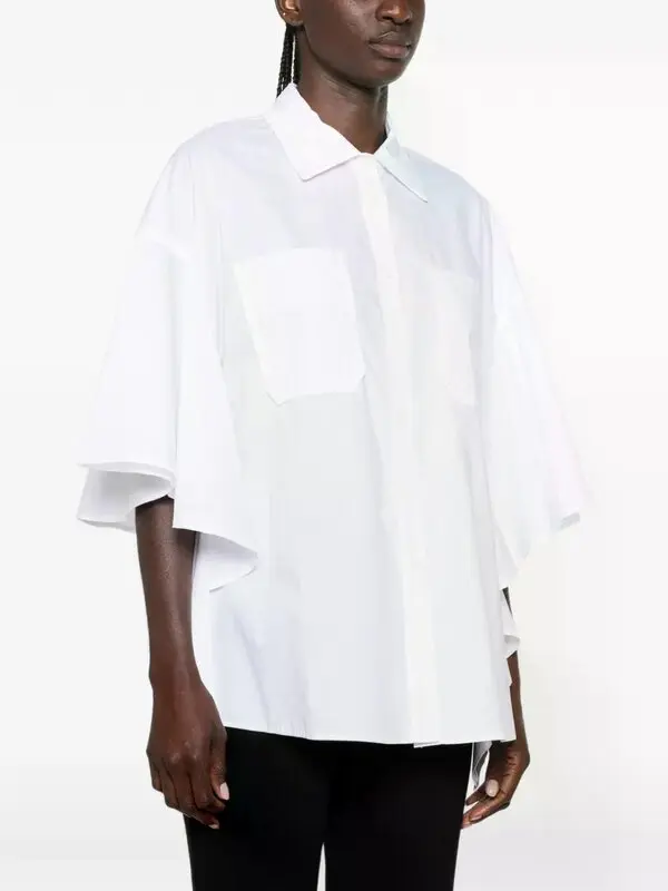 MOUTAKI Flutter Sleeve Shirt