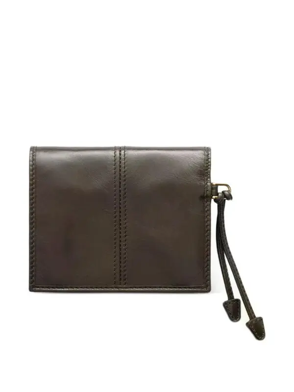 Prada Small Leather Wallet - Green
