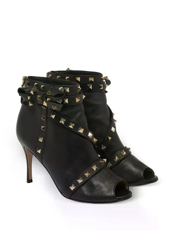 Valentino Garavani Rockstud Bow Ankle Boots