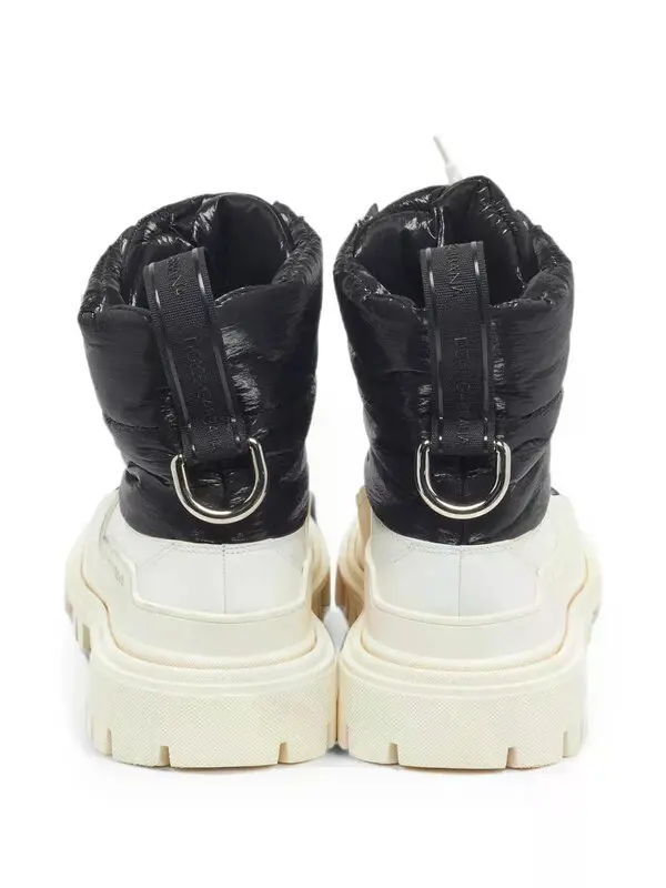 Dolce & Gabbana Lace-up Leather Combat Boots