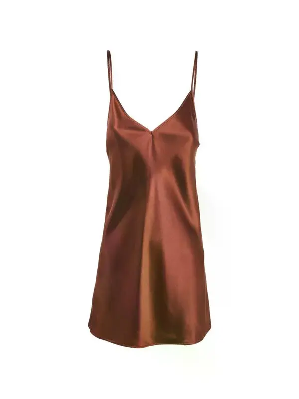 JOSEPH Clea Satin Cami Top - Brown