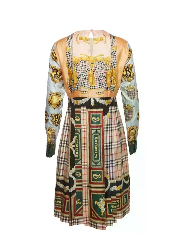 Burberry Pleated Midi Dress