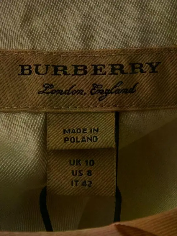 Burberry Pleated Midi Dress