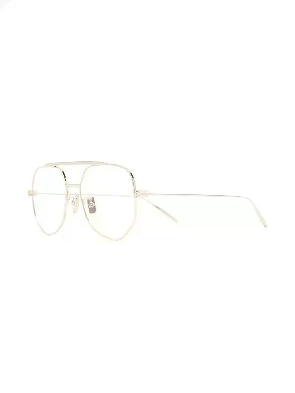 Givenchy Metallic Pilot-frame Glasses