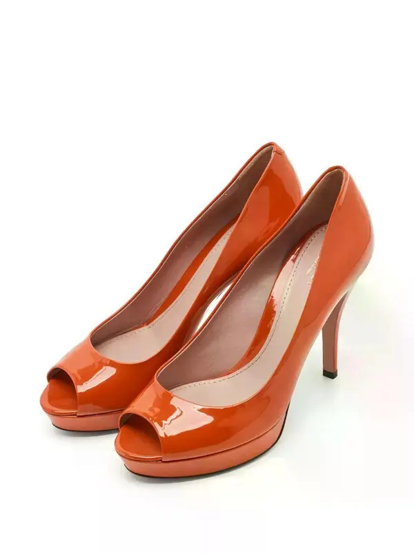 Gucci Peep-toe Stiletto Pumps