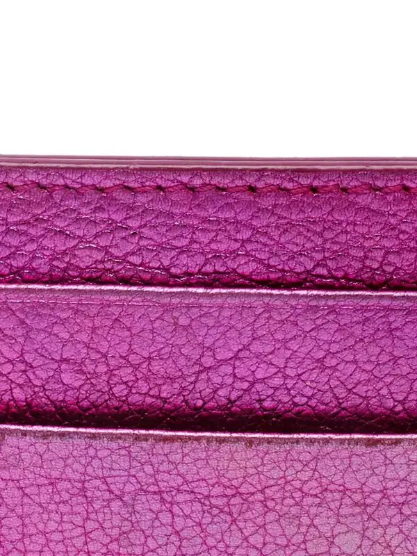 Balenciaga Logo Leather Card Holder