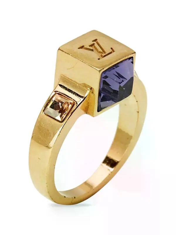 LOUIS VUITTON Gamble Crystal Ring