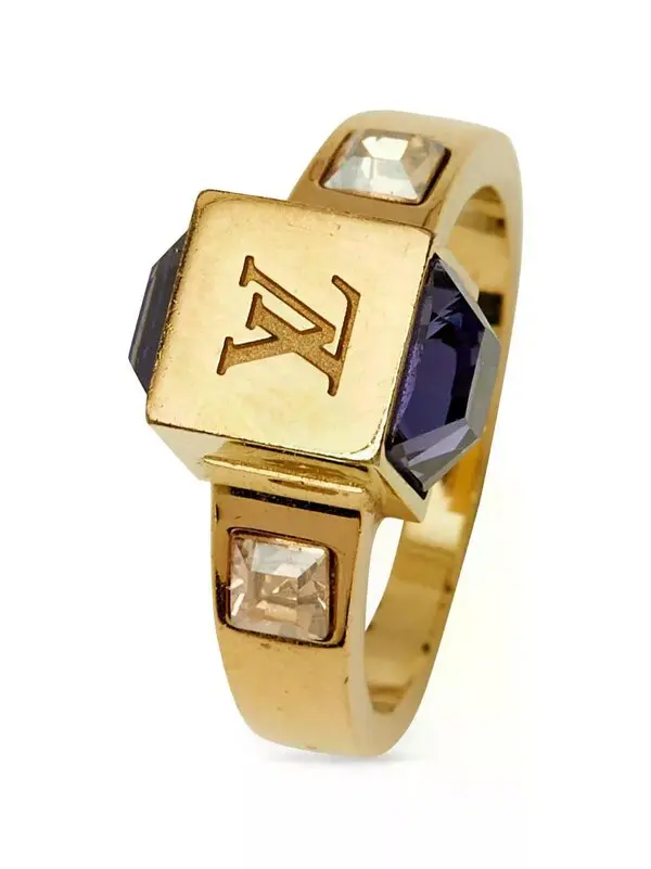 LOUIS VUITTON Gamble Crystal Ring