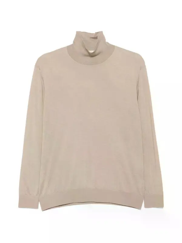 THE ROW Orly High-neck Sweater - Neutrals