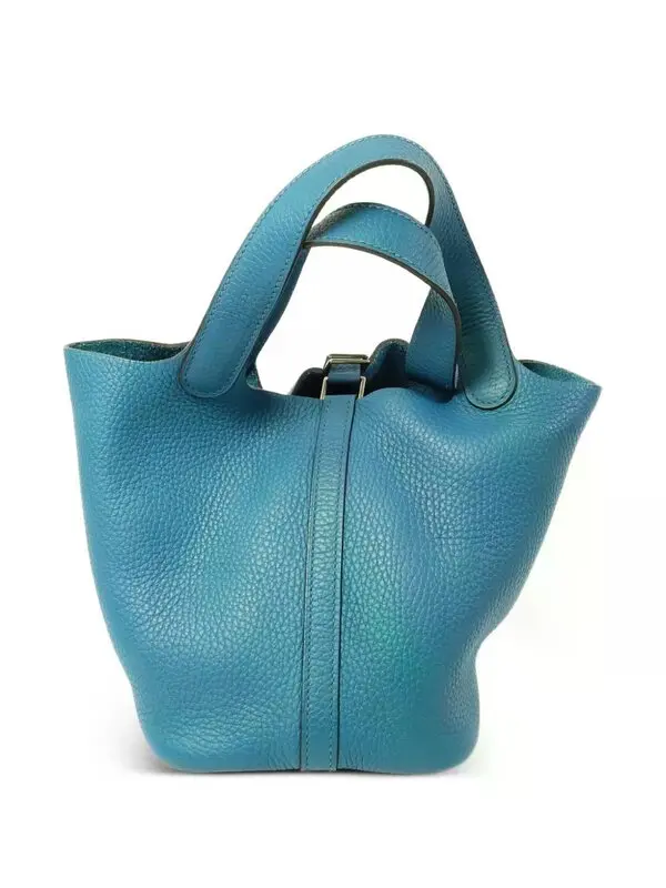 Hermès Picotin Pm Leather Tote Bag - Blue