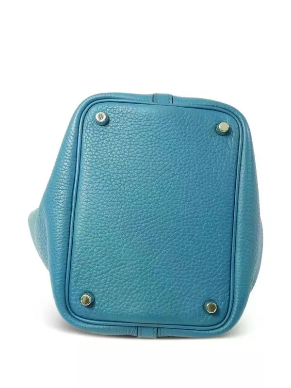 Hermès Picotin Pm Leather Tote Bag - Blue