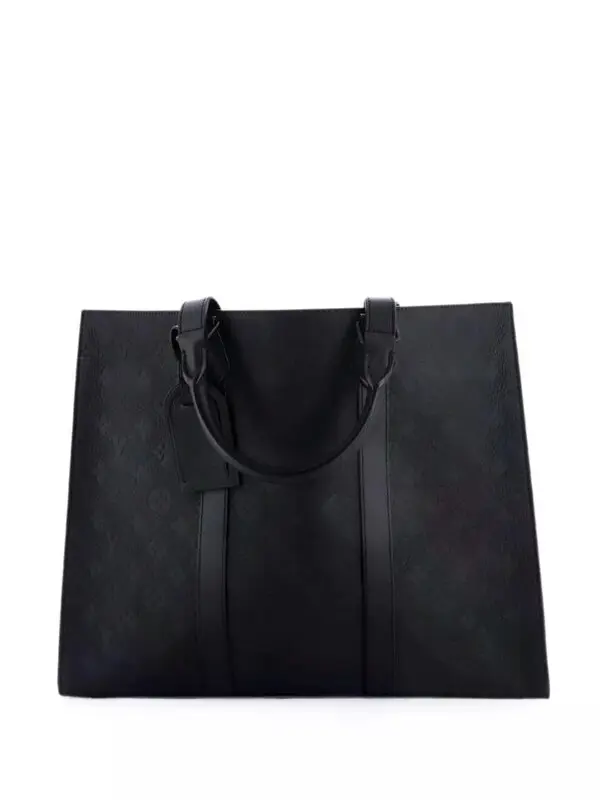 LOUIS VUITTON Sac Plat 24h Bag In Monogram Taurillon Leather