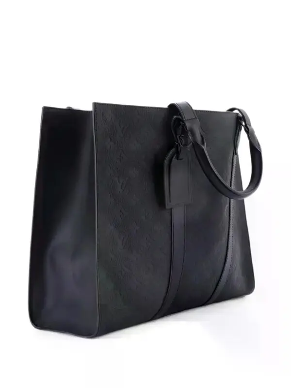 LOUIS VUITTON Sac Plat 24h Bag In Monogram Taurillon Leather