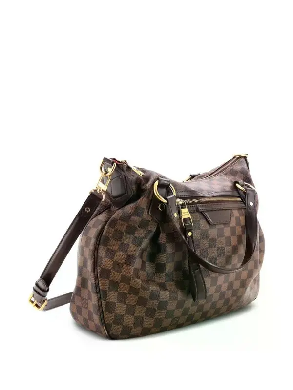 LOUIS VUITTON Damier Evora Mm Satchel - Brown