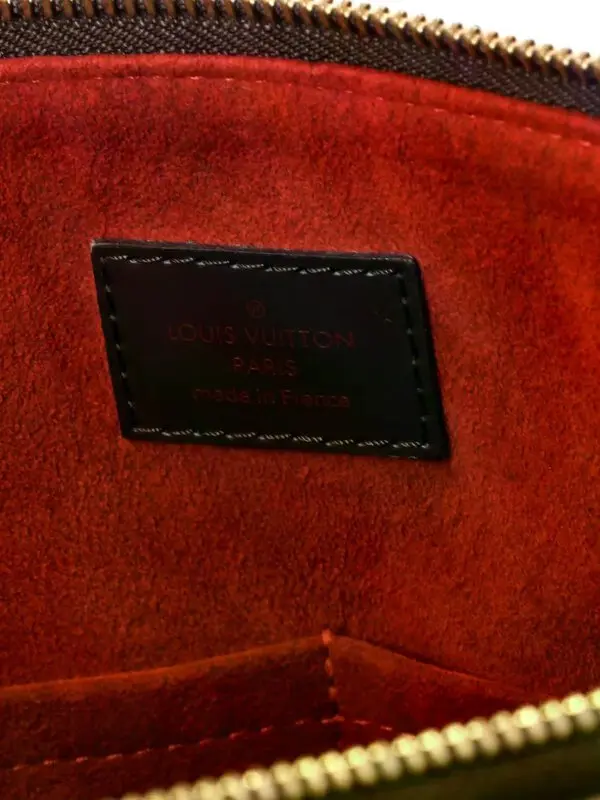 LOUIS VUITTON Damier Evora Mm Satchel - Brown