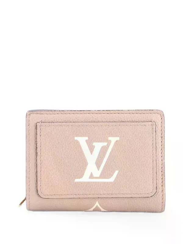 LOUIS VUITTON Clea Wallet Bicolor Monogram Empreinte Giant Small Wallets - Neutrals
