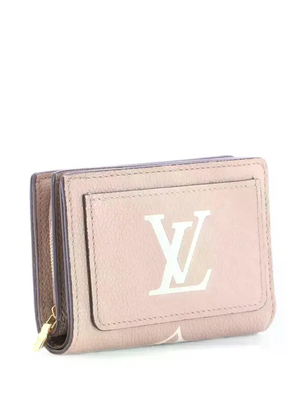 LOUIS VUITTON Clea Wallet Bicolor Monogram Empreinte Giant Small Wallets