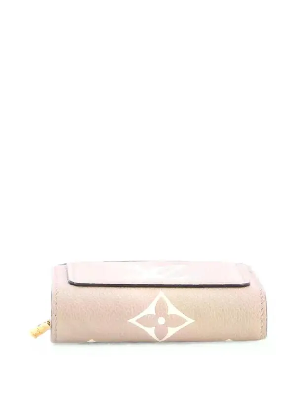 LOUIS VUITTON Clea Wallet Bicolor Monogram Empreinte Giant Small Wallets