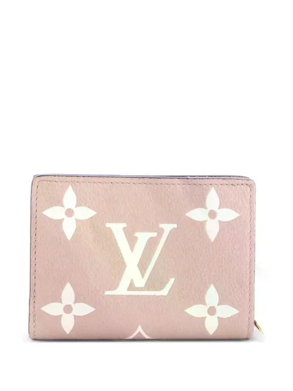 LOUIS VUITTON Clea Wallet Bicolor Monogram Empreinte Giant Small Wallets
