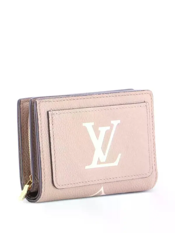 LOUIS VUITTON Clea Wallet Bicolor Monogram Empreinte Giant Small Wallets