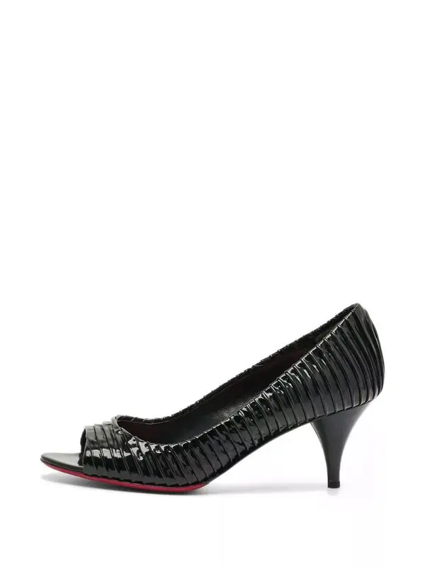 Miu Miu Peep-toe Pumps - Black