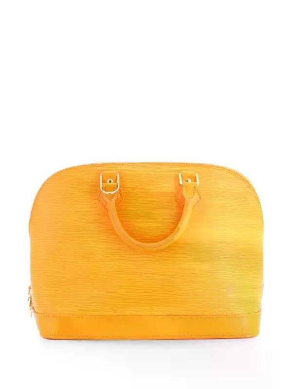 LOUIS VUITTON Epi Leather Alma Pm Satchel - Orange