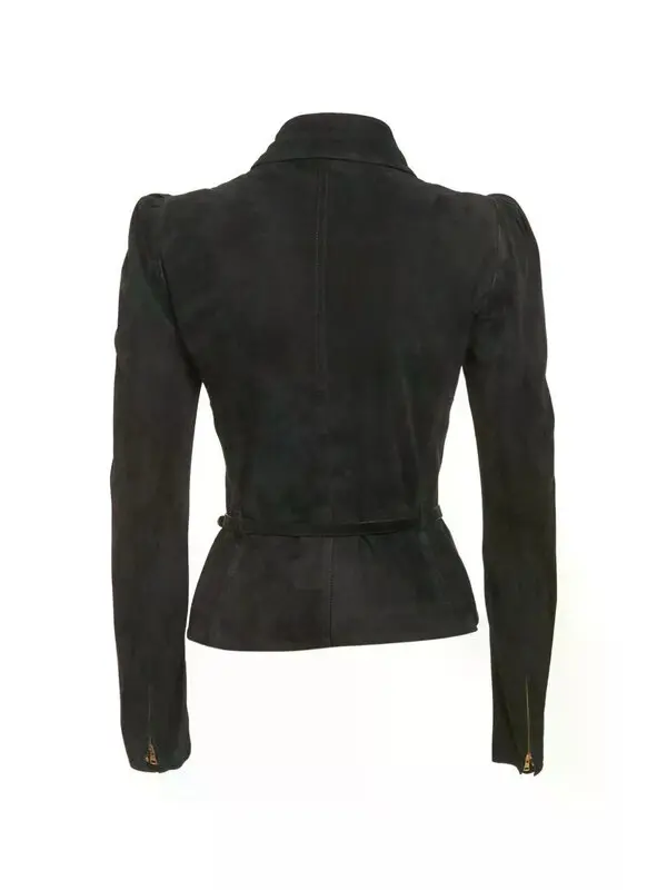 Gucci Belted Suede Jacket
