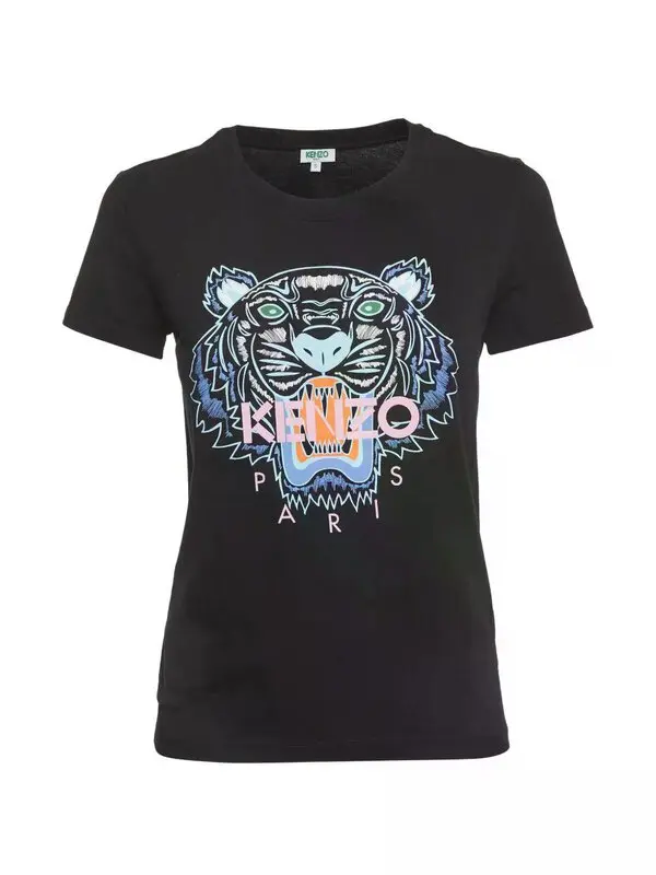 Kenzo Tiger Logo T-shirt - Black