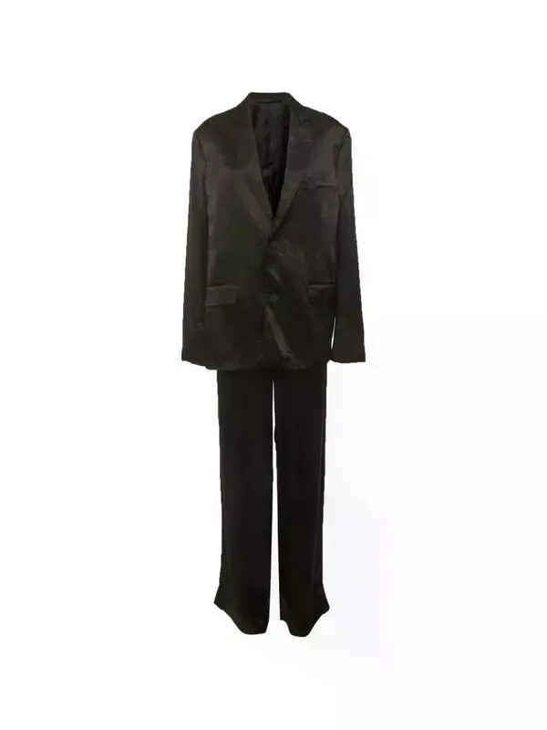 Balenciaga Tailored Satin Suit