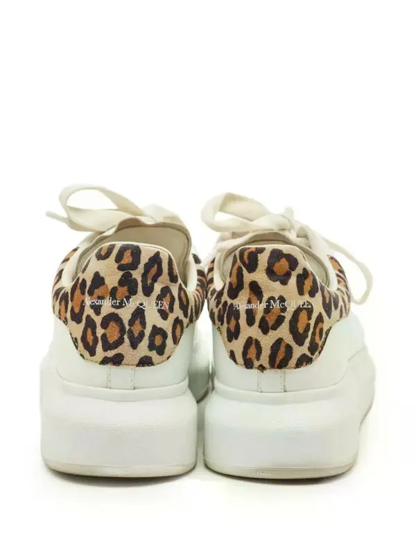Alexander McQueen Leather Low-top Sneakers - White