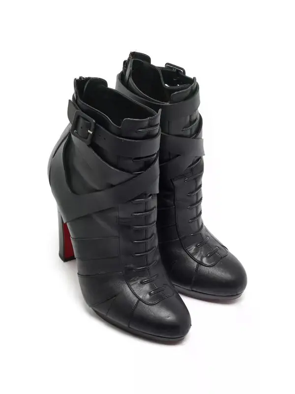 CHRISTIAN LOUBOUTIN Lamu Lace-up Ankle Boots