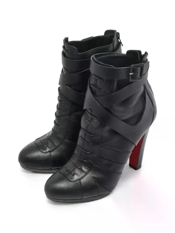 CHRISTIAN LOUBOUTIN Lamu Lace-up Ankle Boots