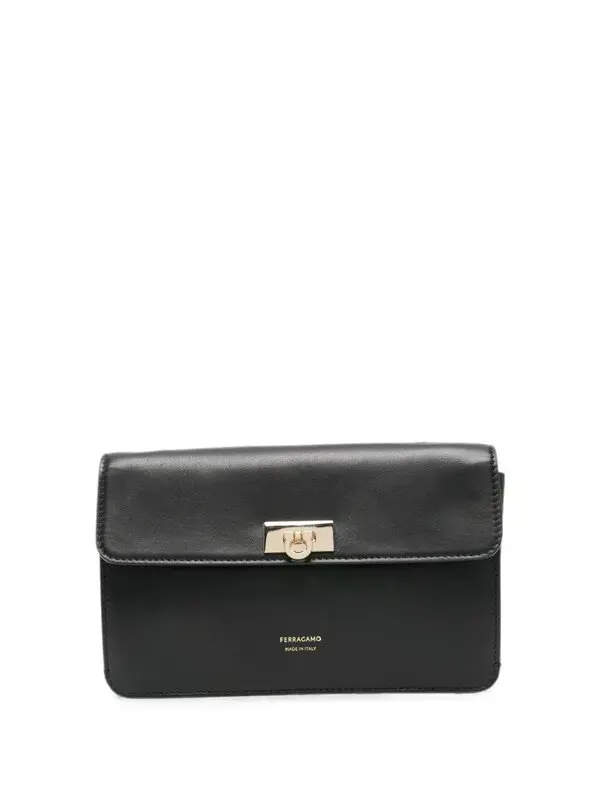FERRAGAMO Gancini Detail Clutch Bag