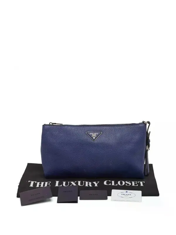 Prada Daino Wristlet Clutch Bag