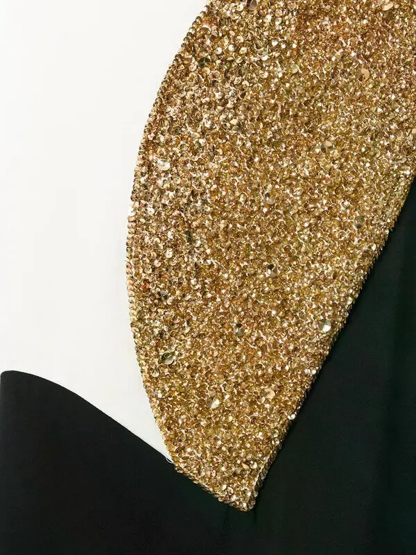 TOM FORD Sleeveless Color Block Maxi Dress