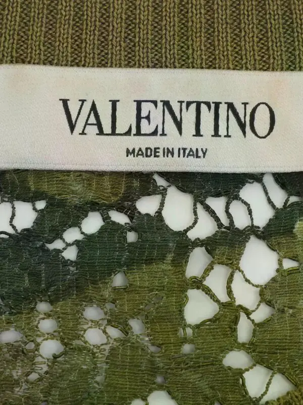 Valentino Garavani Camouflage Lace Cardigan