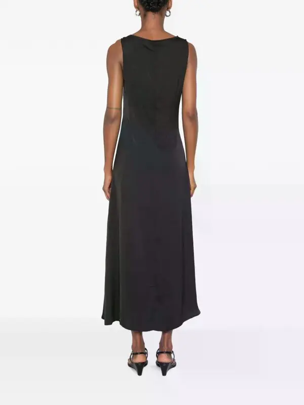 MOUTAKI Sleeveless Midi Dress With Knot Detail