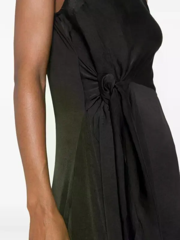 MOUTAKI Sleeveless Midi Dress With Knot Detail