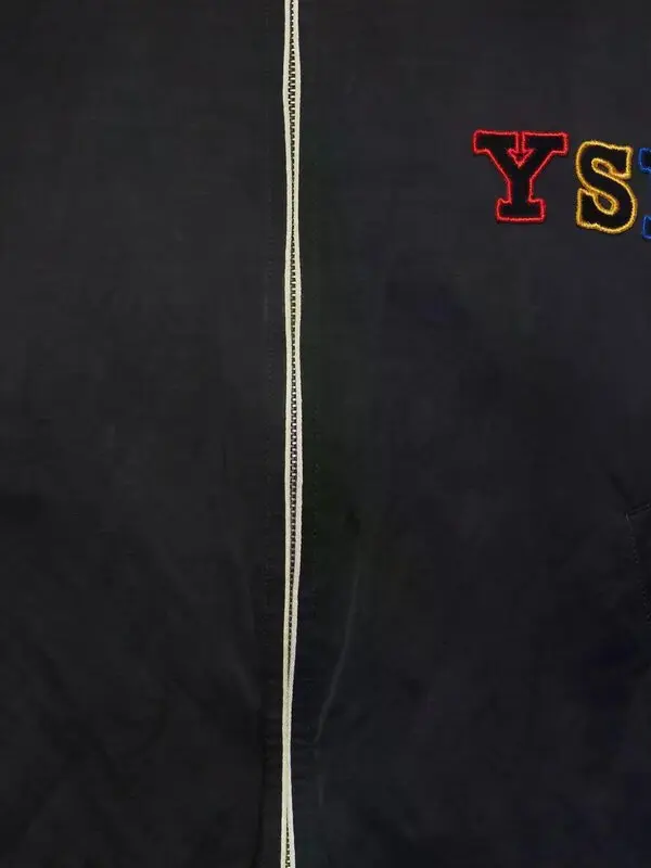 Saint Laurent Logo Embroidered Bomber Jacket