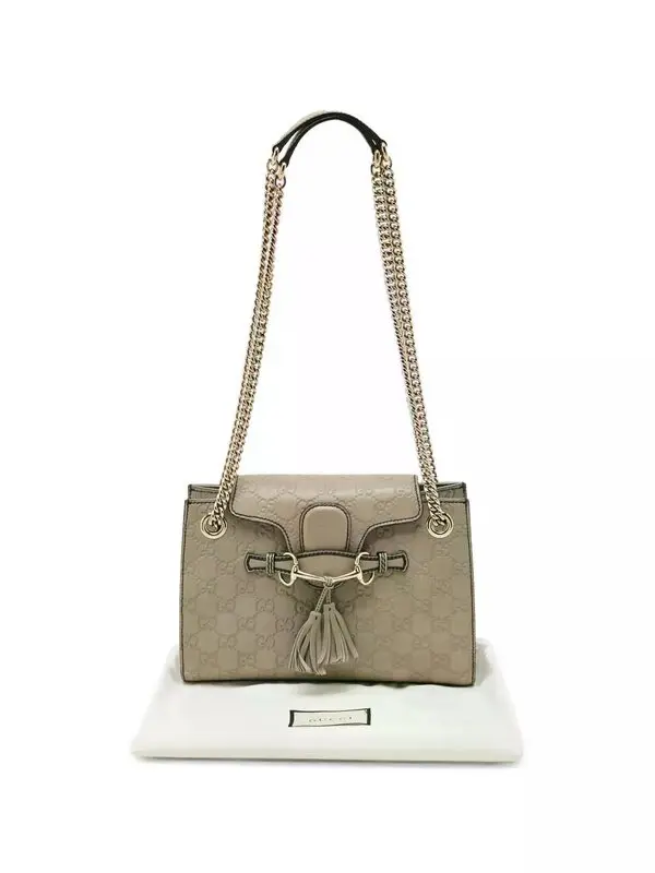 Gucci Emily Leather Shoulder Bag
