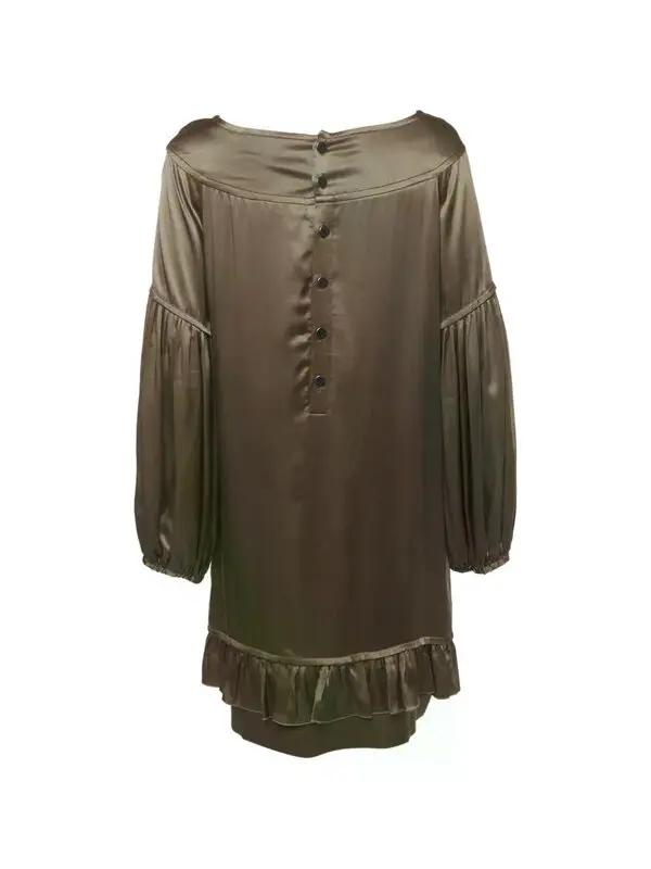 Stella McCartney Ruffled Satin Mini Dress