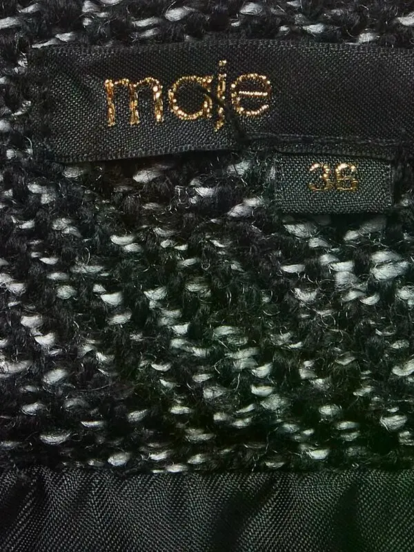 Maje Lace Detail Mini Skirt