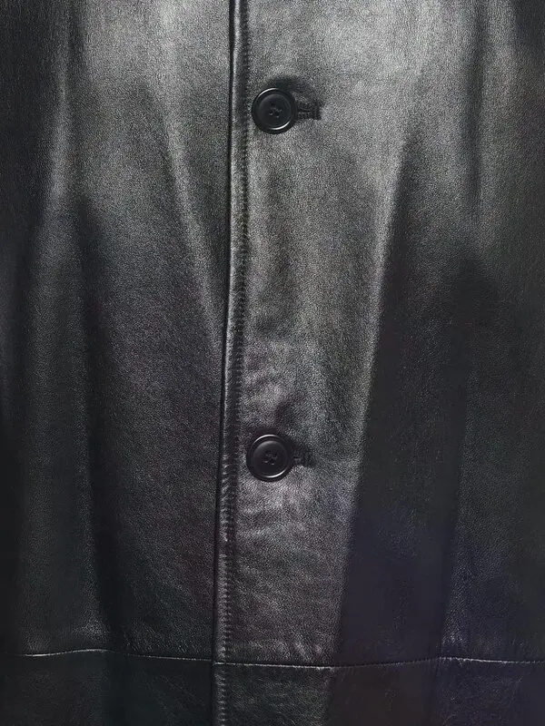 Ermenegildo Zegna Button-up Leather Jacket