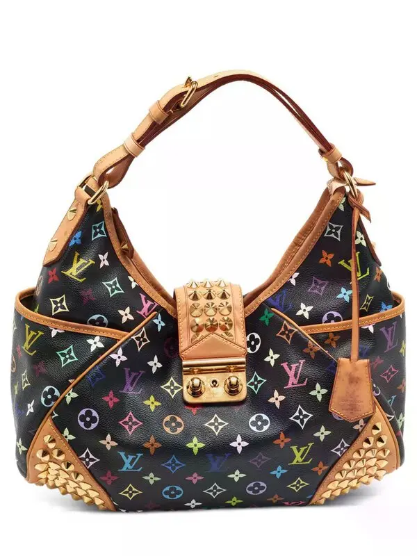 LOUIS VUITTON X Takashi Murakami 2010 Mm Chrissie Monogram Shoulder Bag - Black