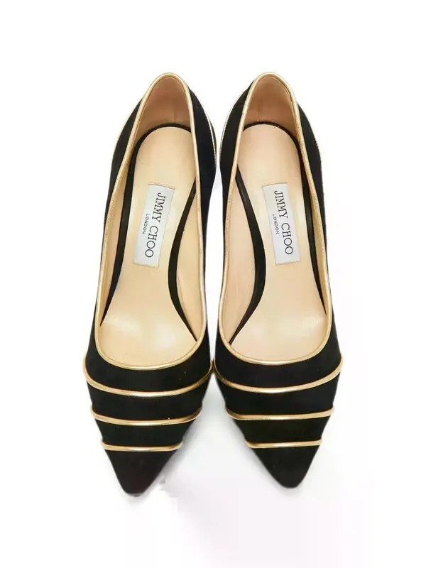 JIMMY CHOO Romy Leather Trim Pumps