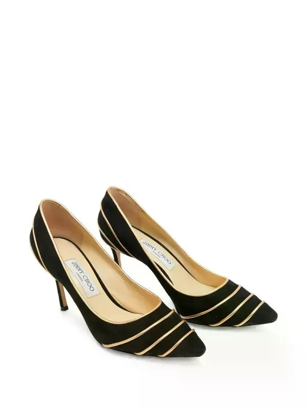 JIMMY CHOO Romy Leather Trim Pumps