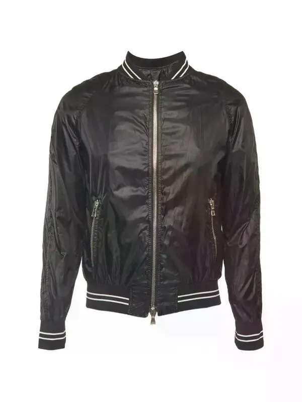 Balmain Logo-appliqué Bomber Jacket